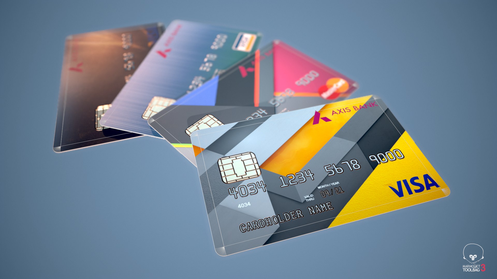 Credit Card Model - TurboSquid 1166824