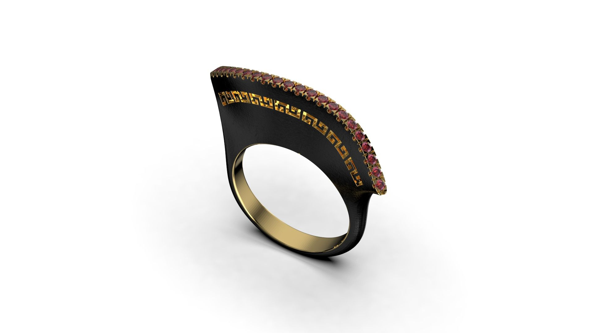 3D Twist Greek Ring - TurboSquid 1776076