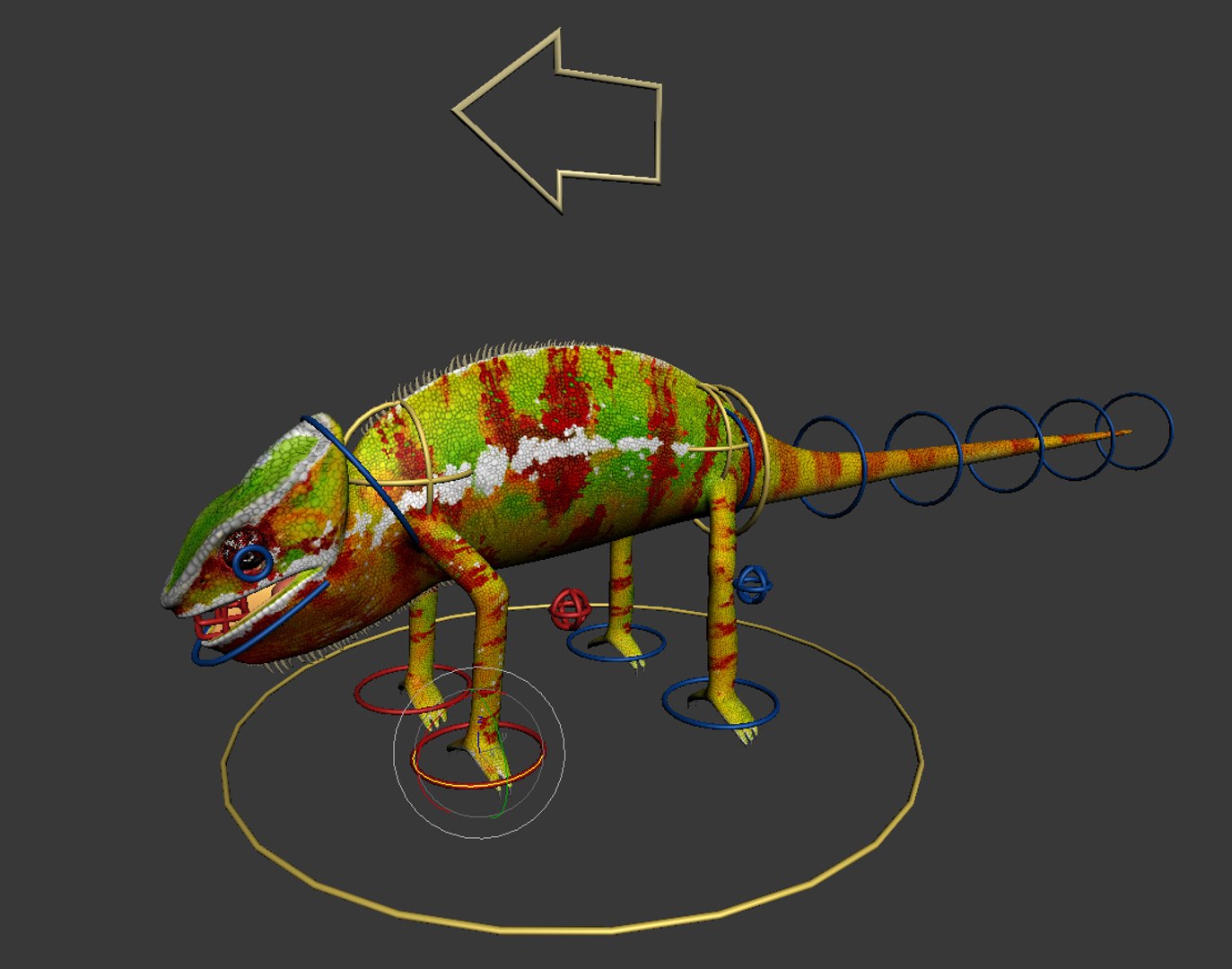 3d Max Rig Chameleon