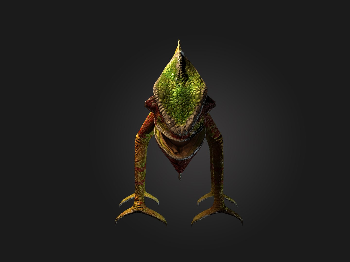 3d Max Rig Chameleon