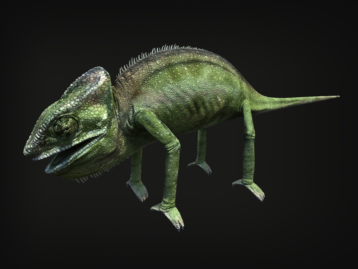 3d Max Rig Chameleon