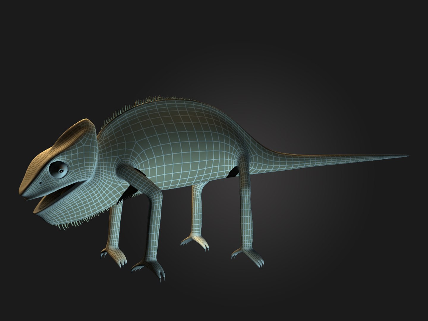 3d Max Rig Chameleon