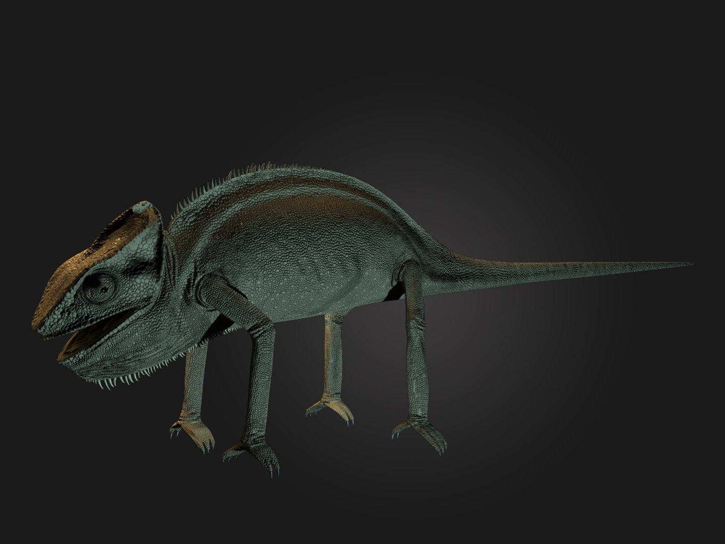 3d Max Rig Chameleon
