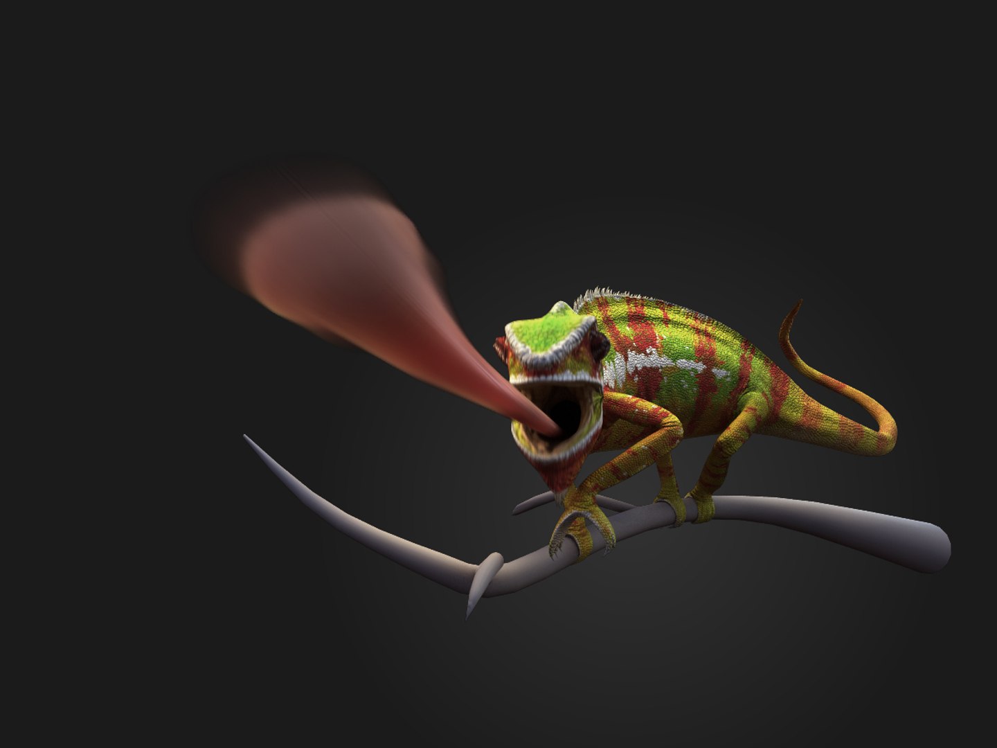 3d Max Rig Chameleon