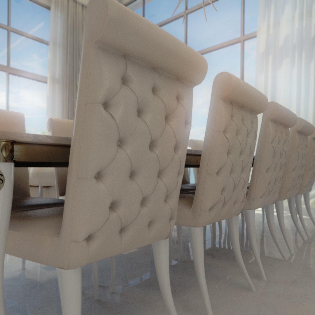 Visionnaire Esmeralda Table 3d Max