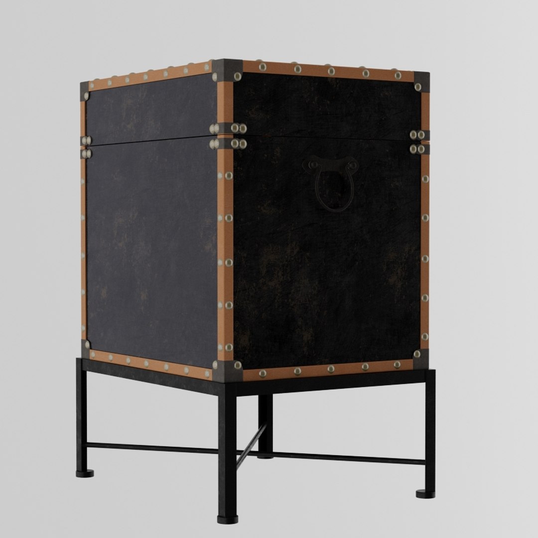 3D leather trimmed square - TurboSquid 1319589