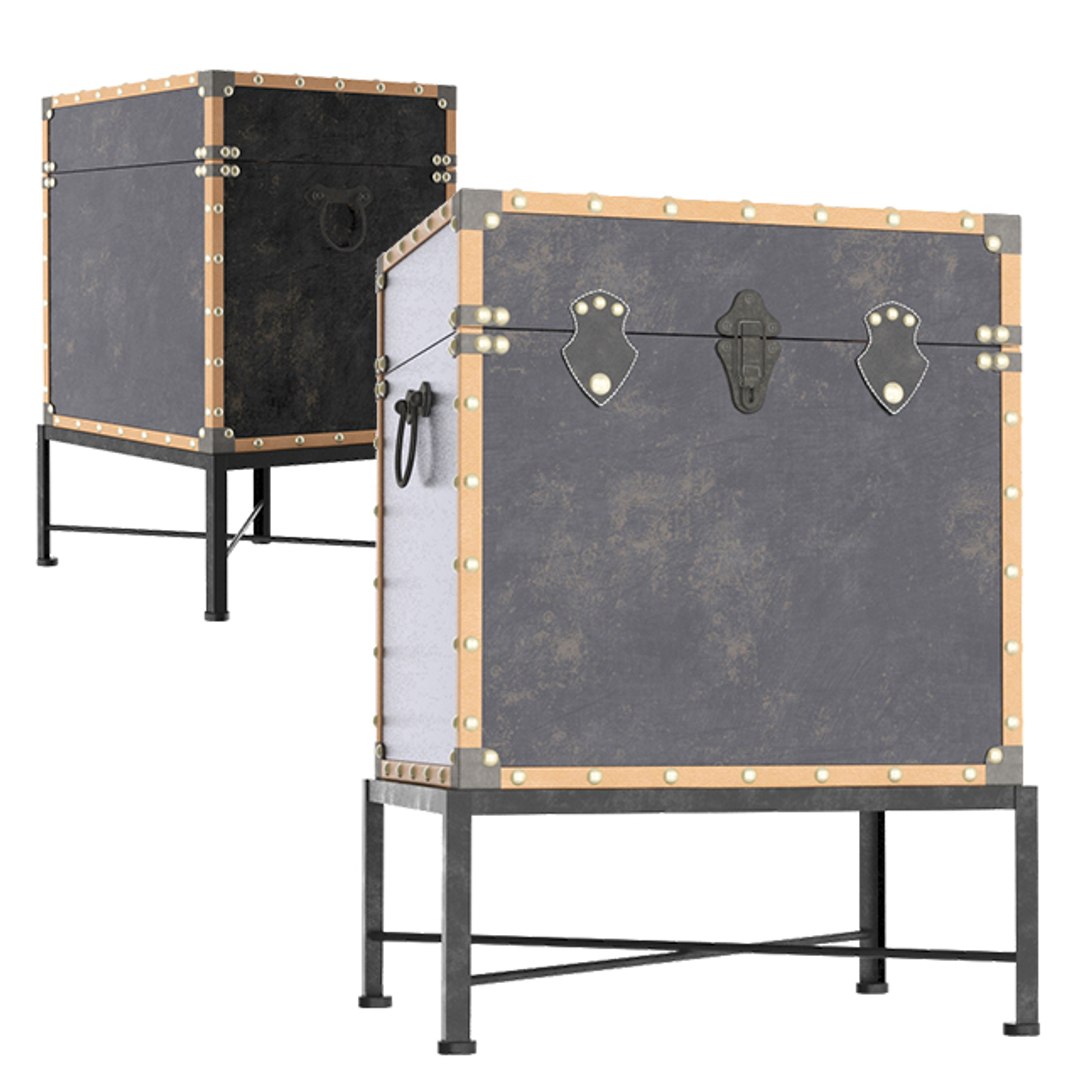 3D leather trimmed square - TurboSquid 1319589