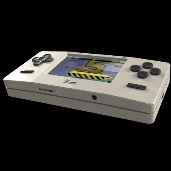 handheld console 3d model