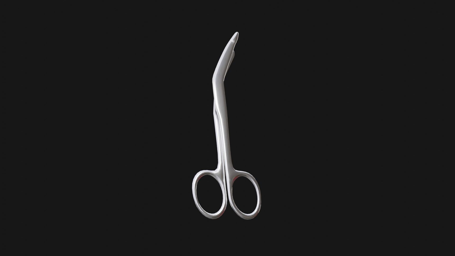 Plaster Scissors Low Poly 3D Model - TurboSquid 2182518