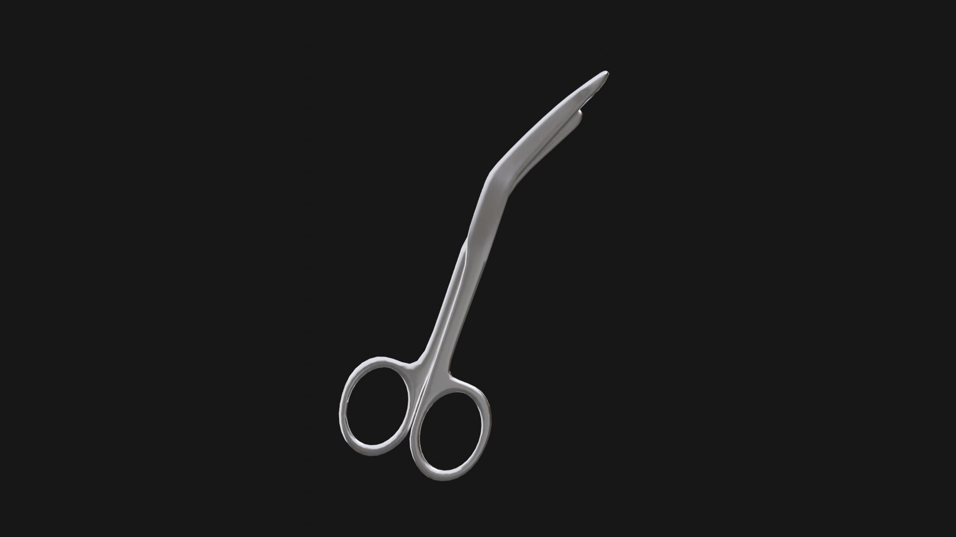 Plaster Scissors Low Poly 3D Model - TurboSquid 2182518