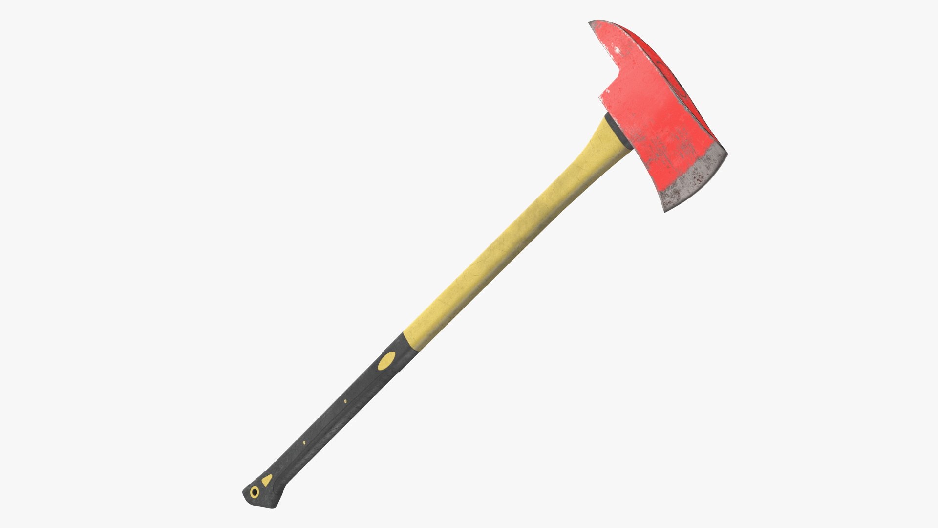 3D Pickhead Axe with Plastic Handle Shabby model - TurboSquid 2177429