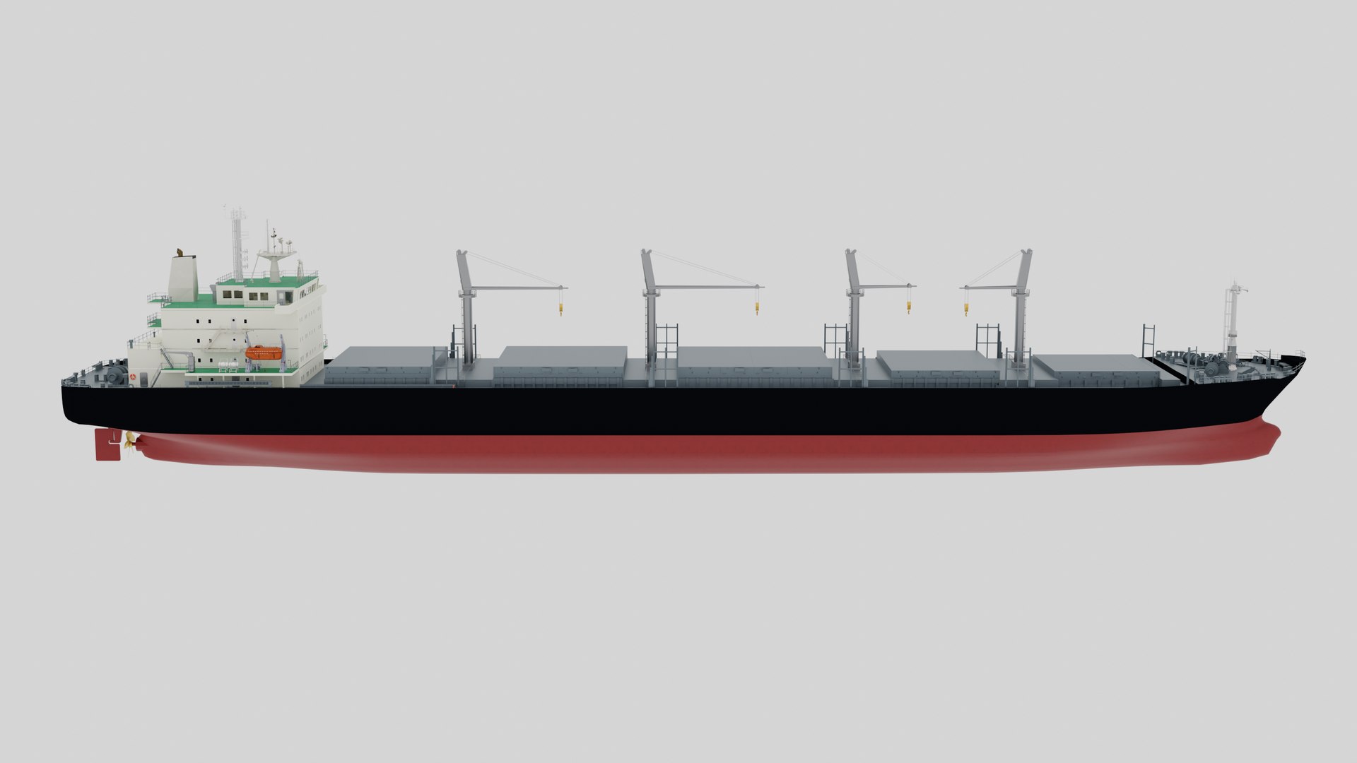 3D Bulk Carrier Ship Model - TurboSquid 2129379