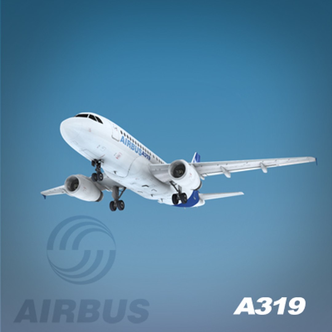 Airbus A319 3d Model