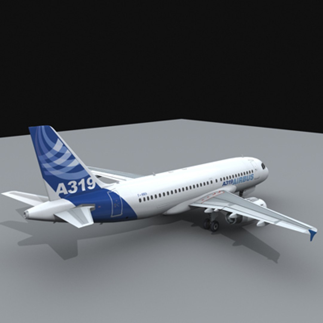 Airbus A319 3d Model