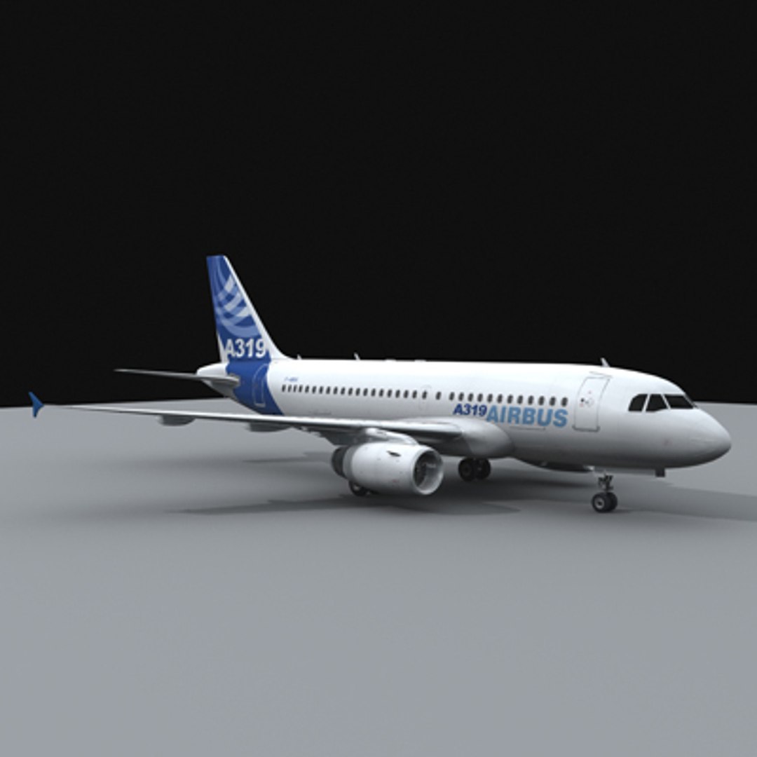 Airbus A319 3d Model