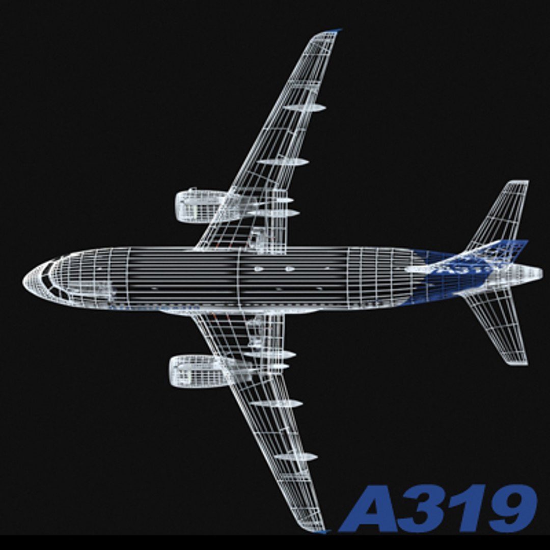 Airbus A319 3d Model