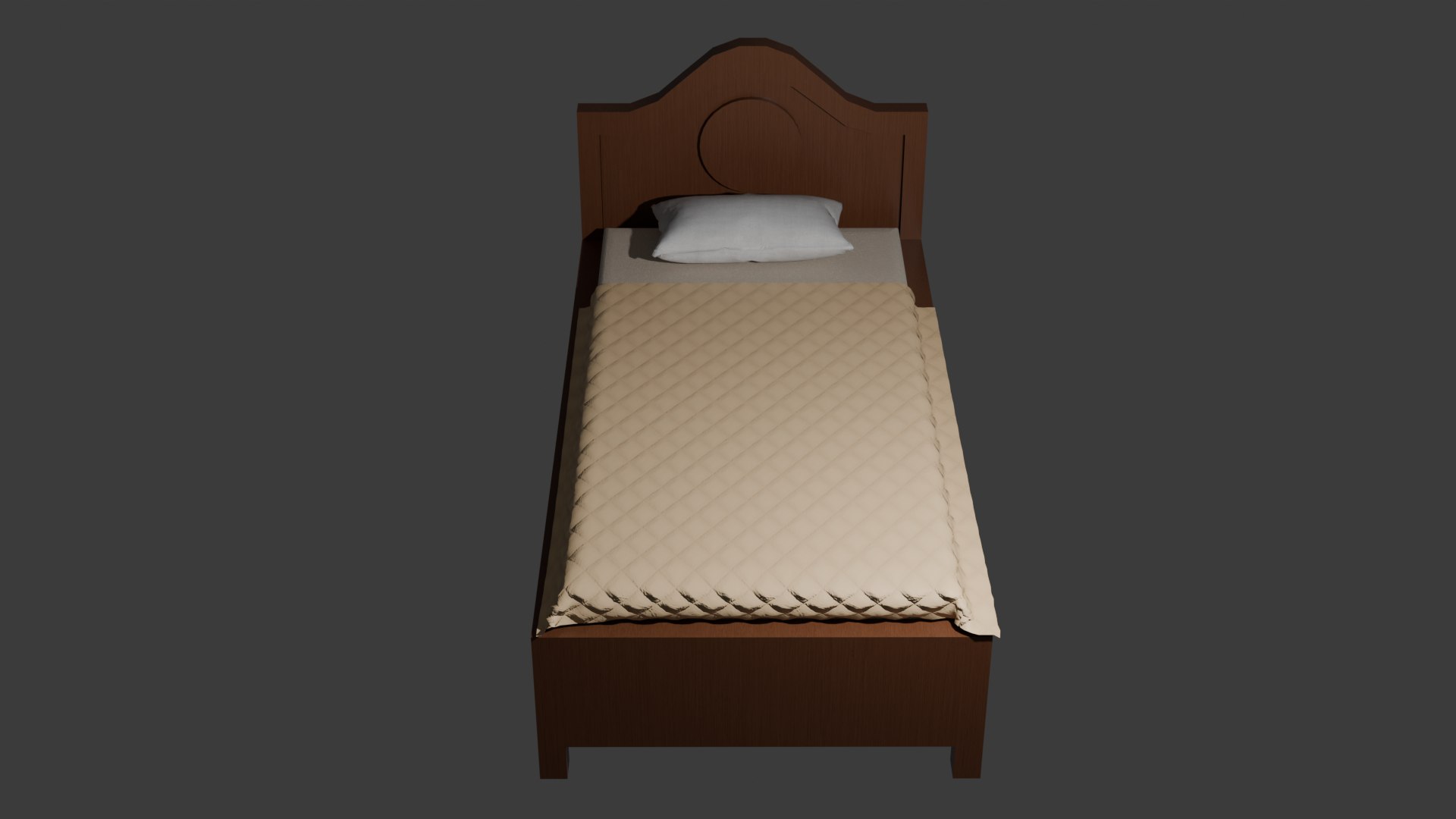 Single Bed 3D - TurboSquid 2414096