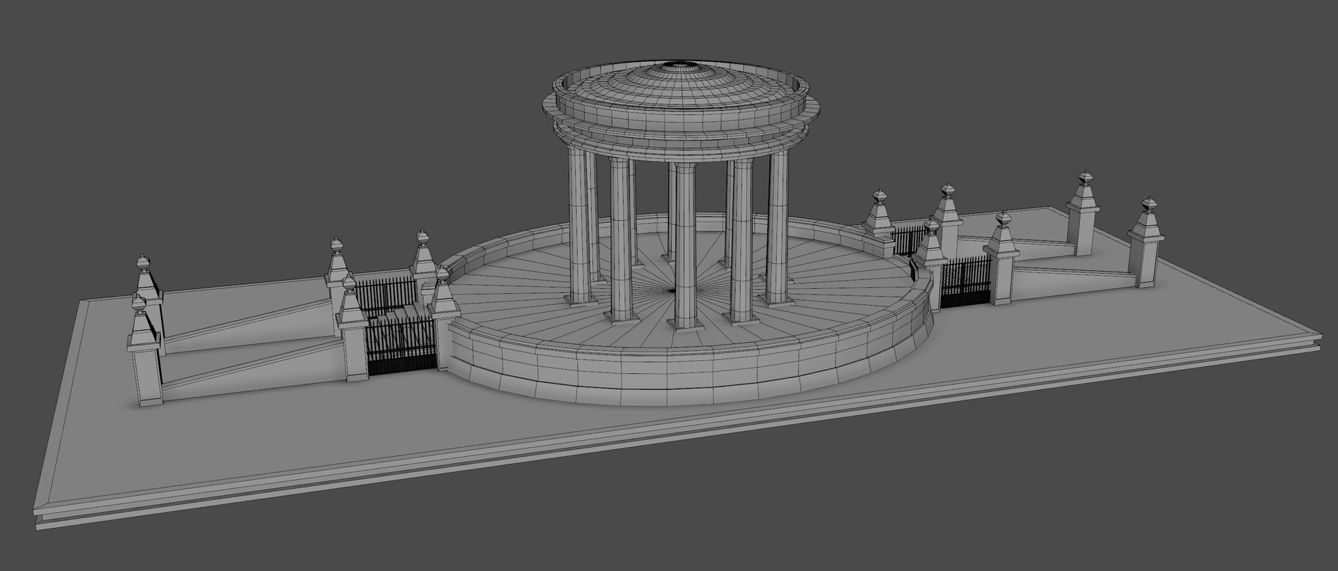 Free Ancient Square Temple 3D - TurboSquid 2402407