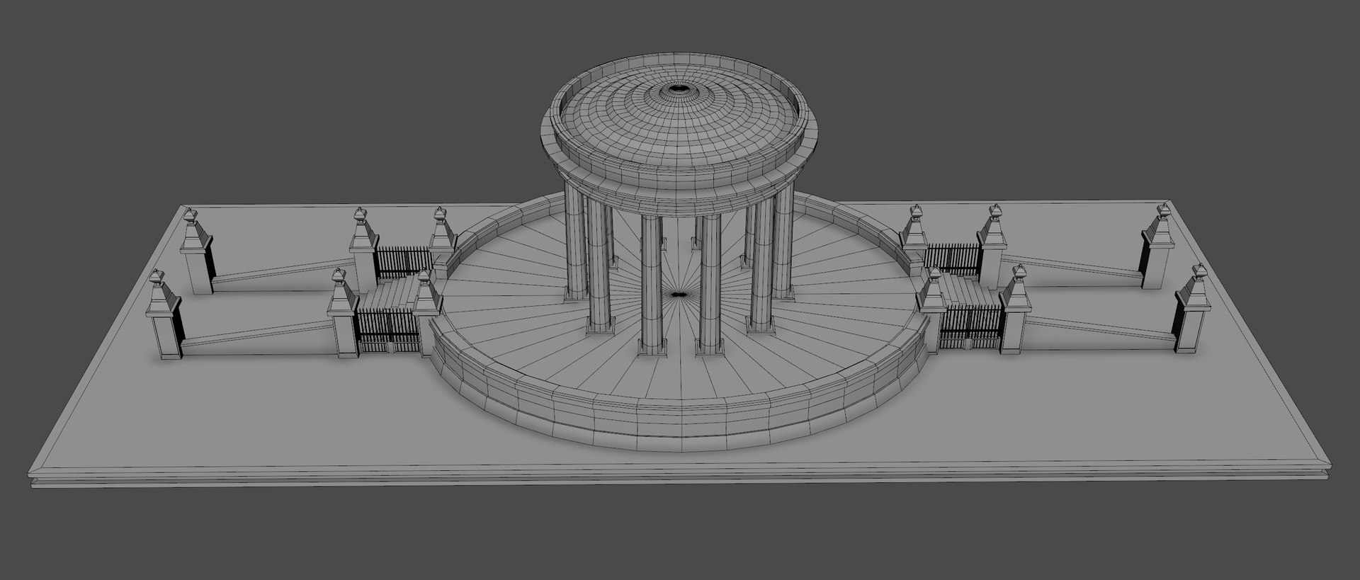 Free Ancient Square Temple 3D - TurboSquid 2402407