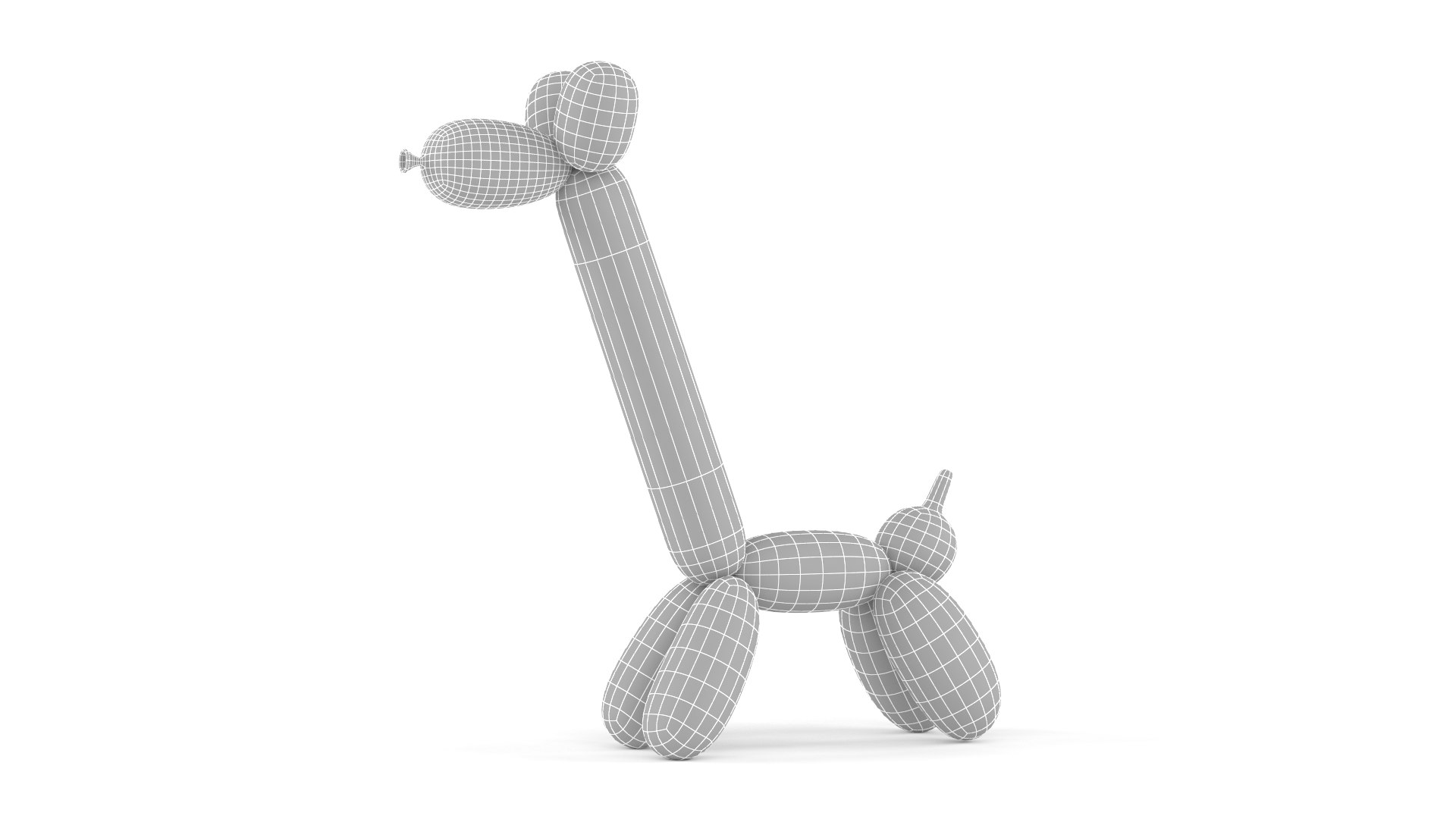 3D Balloon Giraffe - TurboSquid 1877780