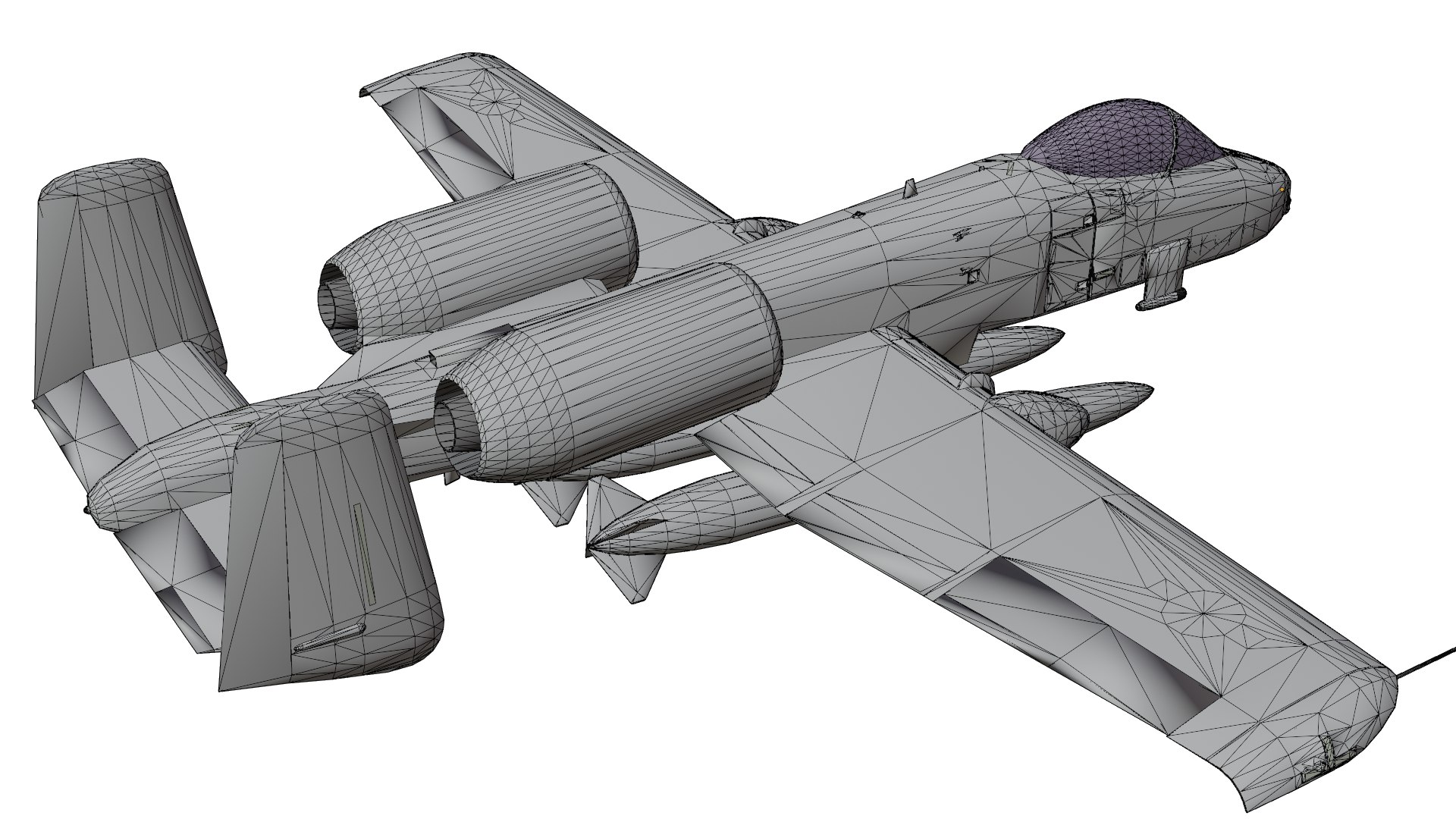 3D Model A-10 Thunderbolt - TurboSquid 2100469