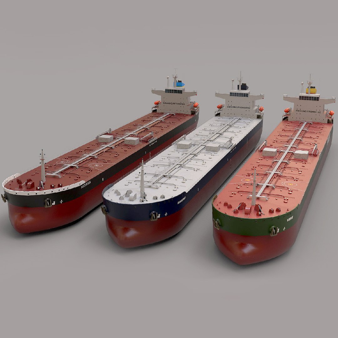 3D tanker oil panamax color - TurboSquid 1508114