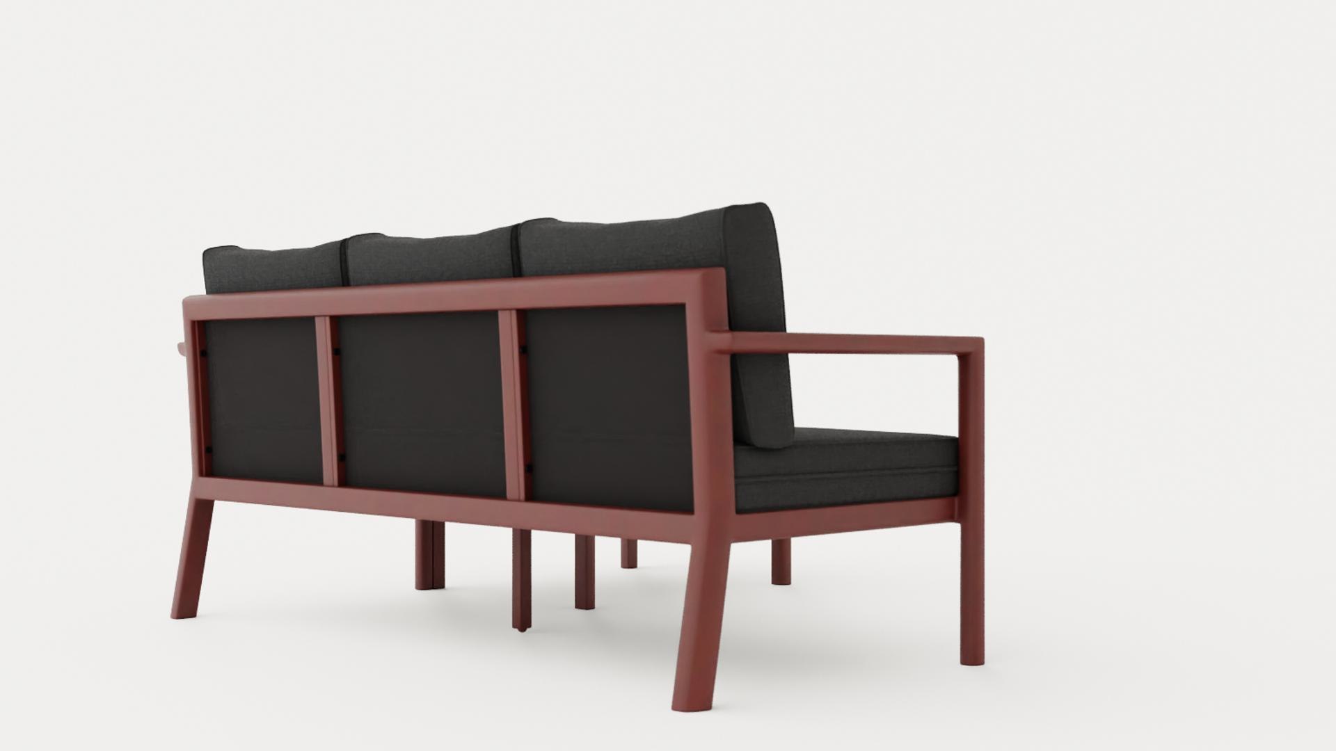 Delia Sofa Set Burnt 3D Model - TurboSquid 2241986