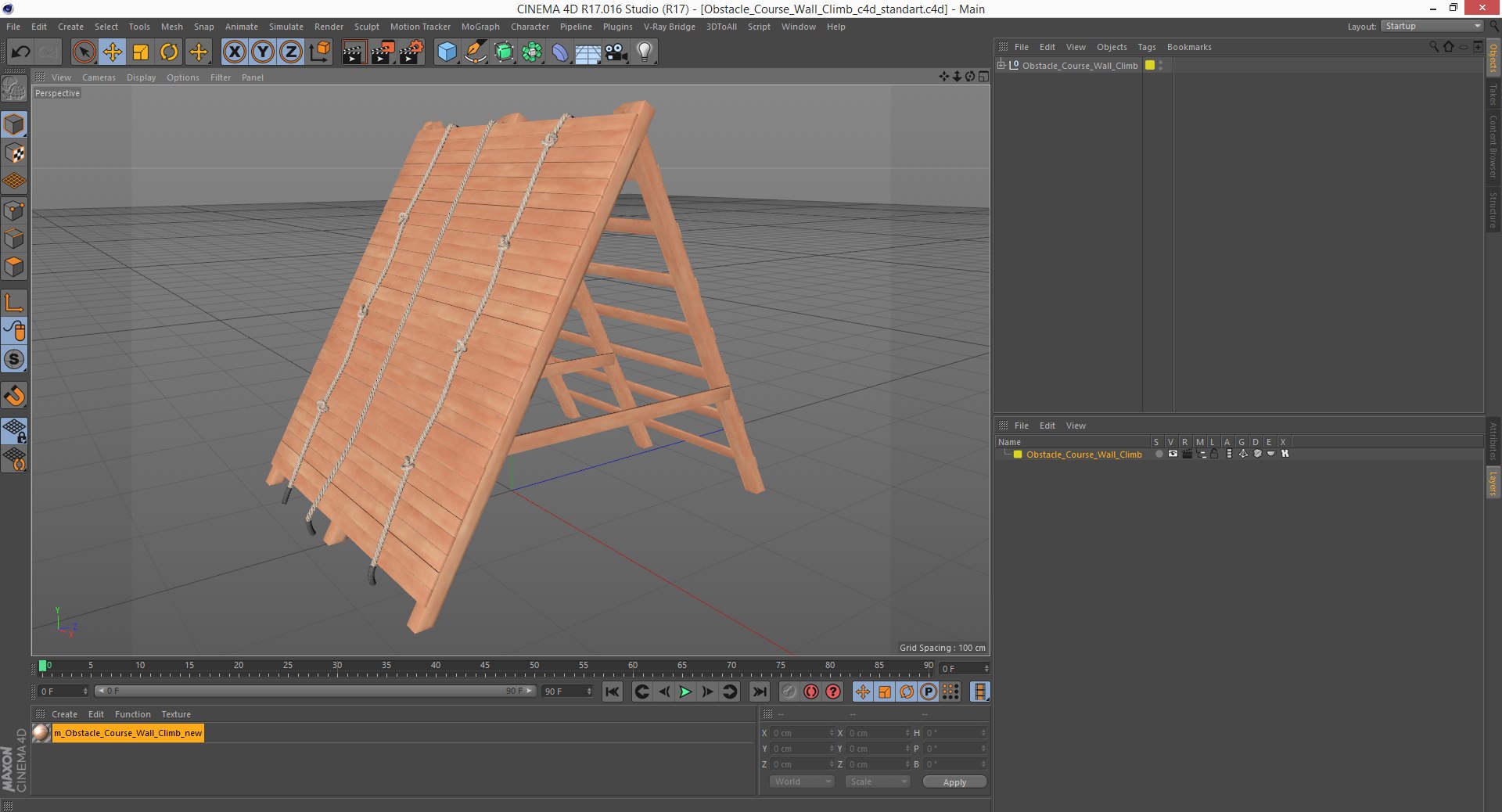 Obstacle Course Wall Climb 3D model - TurboSquid 1902498