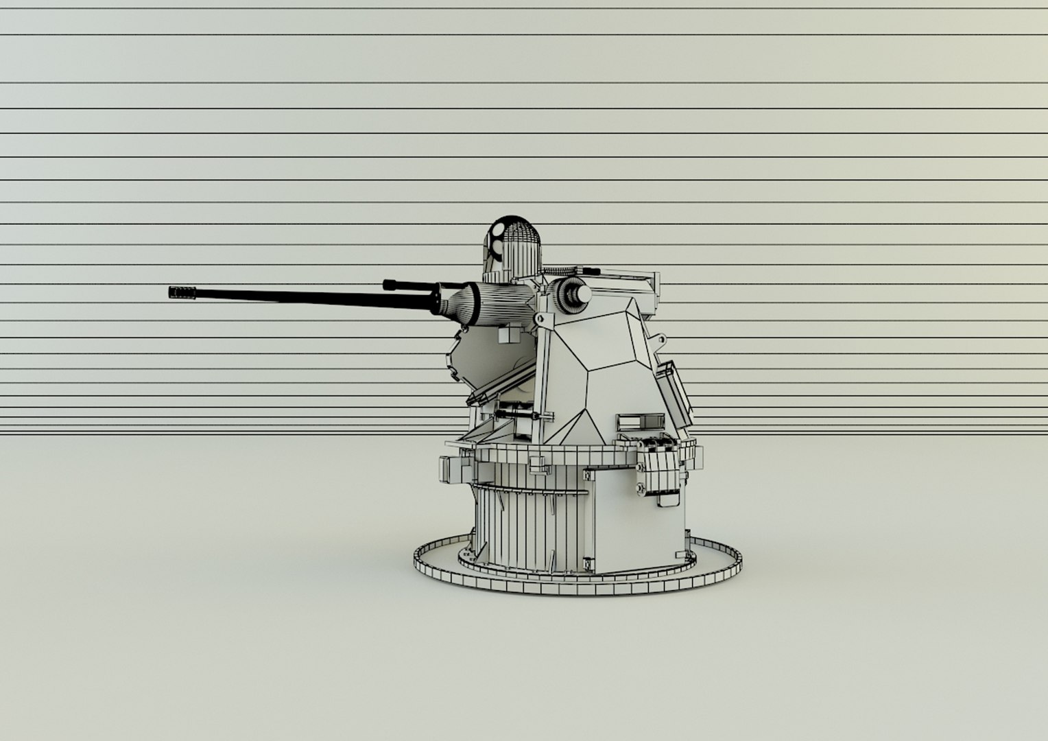 Military Gun Tower 3D Model 3D - TurboSquid 2067302