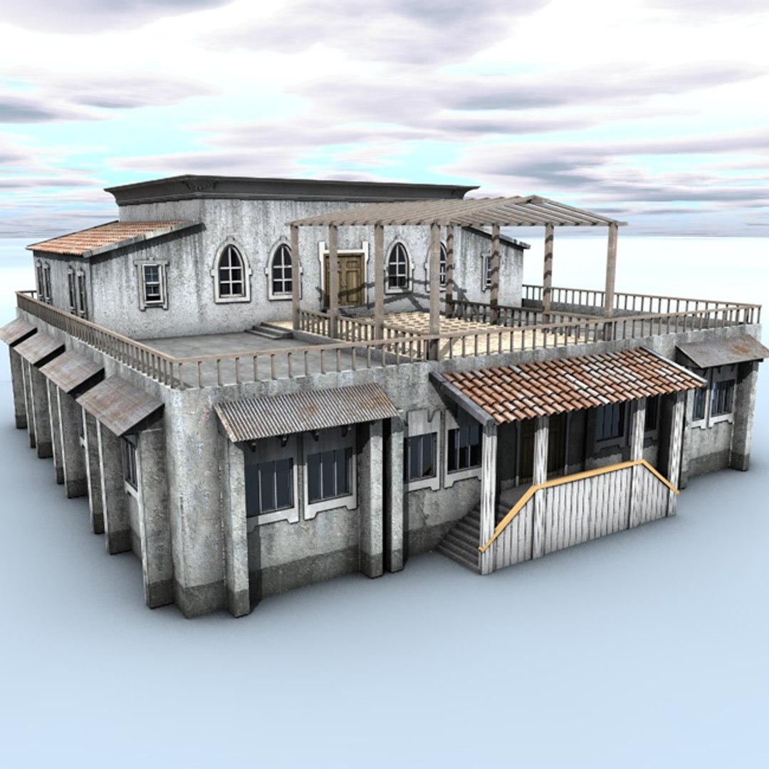 3D Old Building Model - TurboSquid 612308