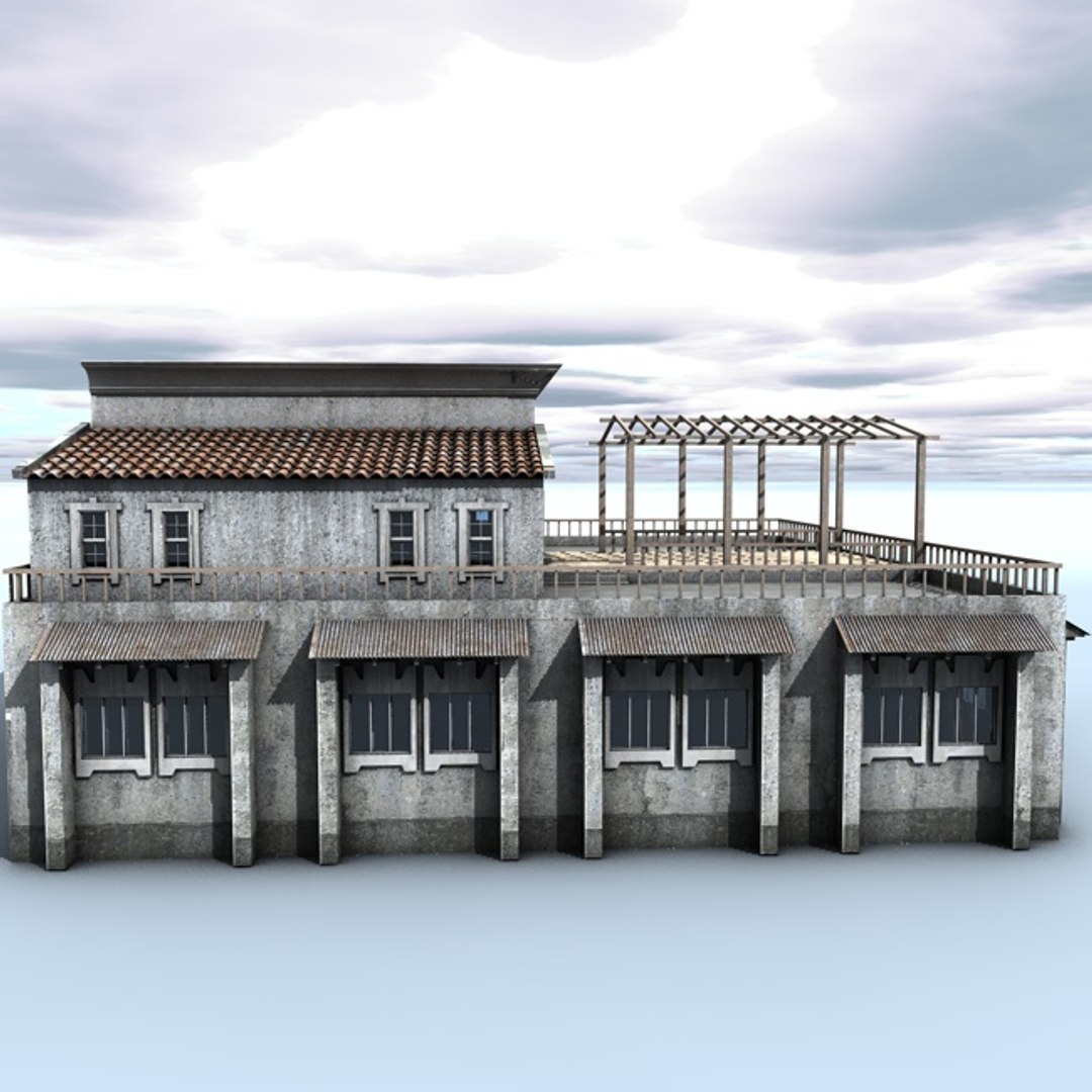 3D Old Building Model - TurboSquid 612308