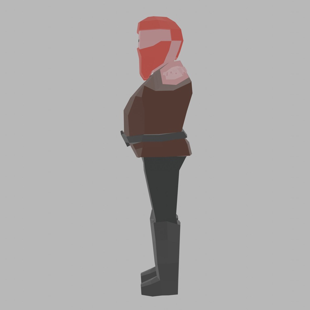 3D Low Poly Warrior Rigged 3 model - TurboSquid 2169177