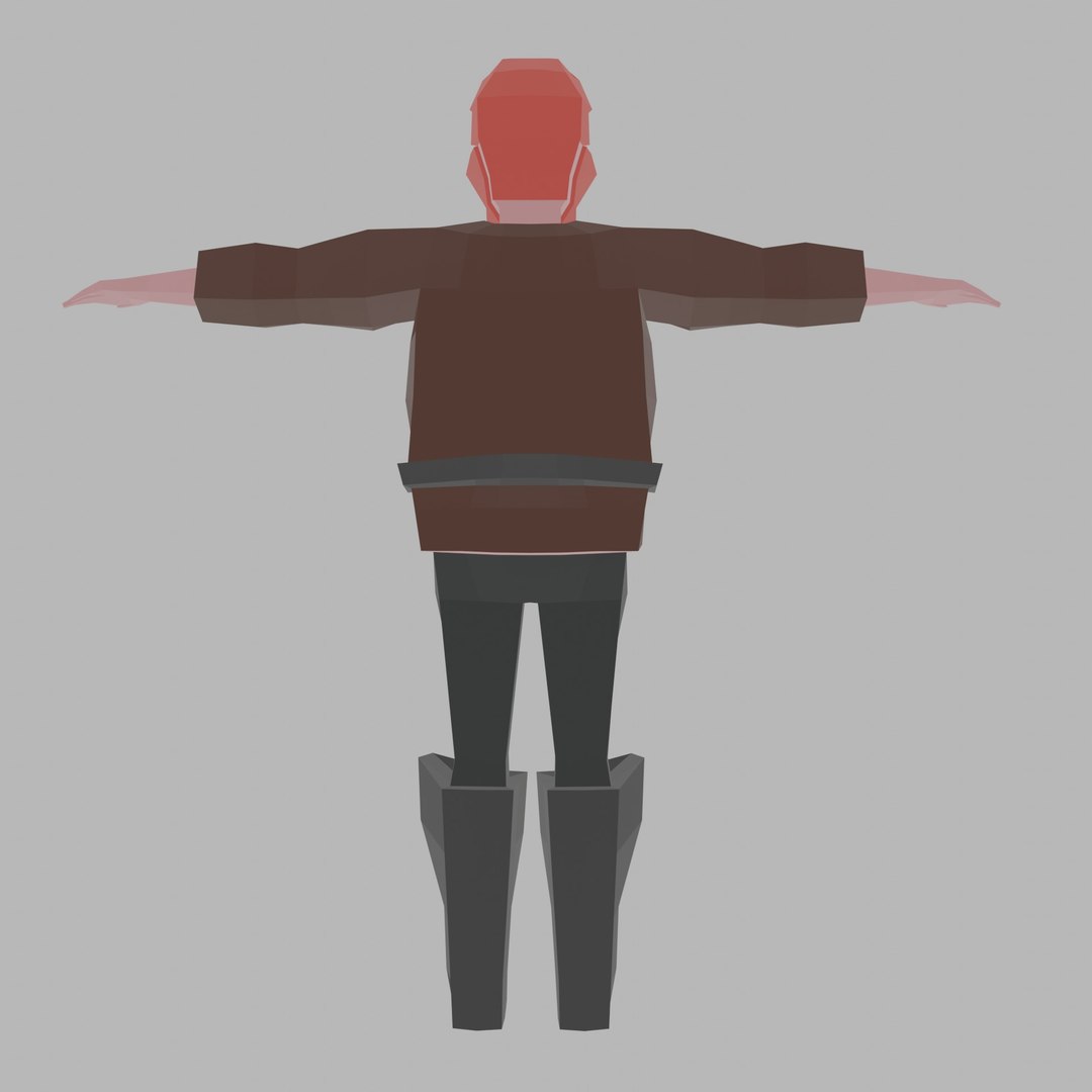 3D Low Poly Warrior Rigged 3 model - TurboSquid 2169177