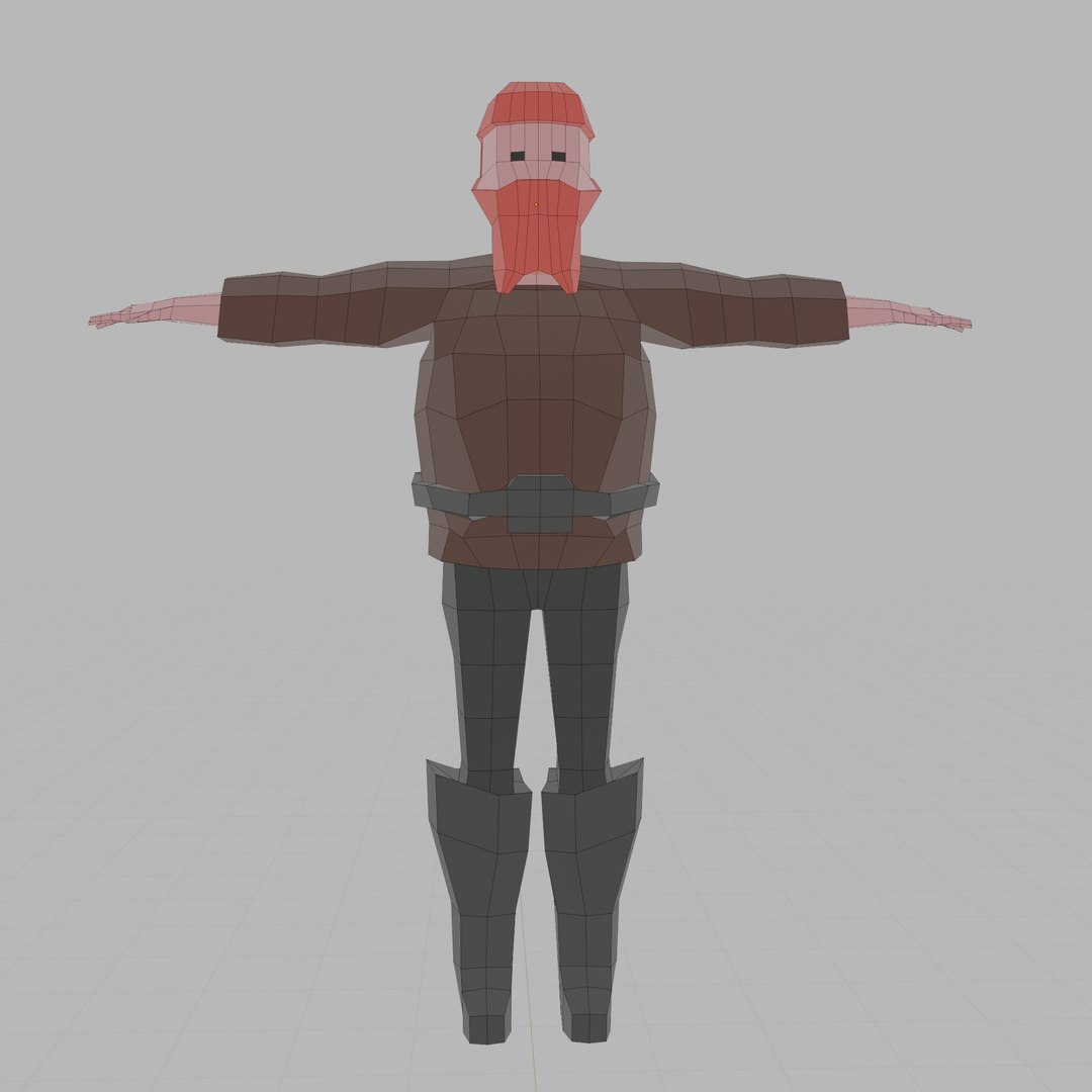 3D Low Poly Warrior Rigged 3 Model - TurboSquid 2169177