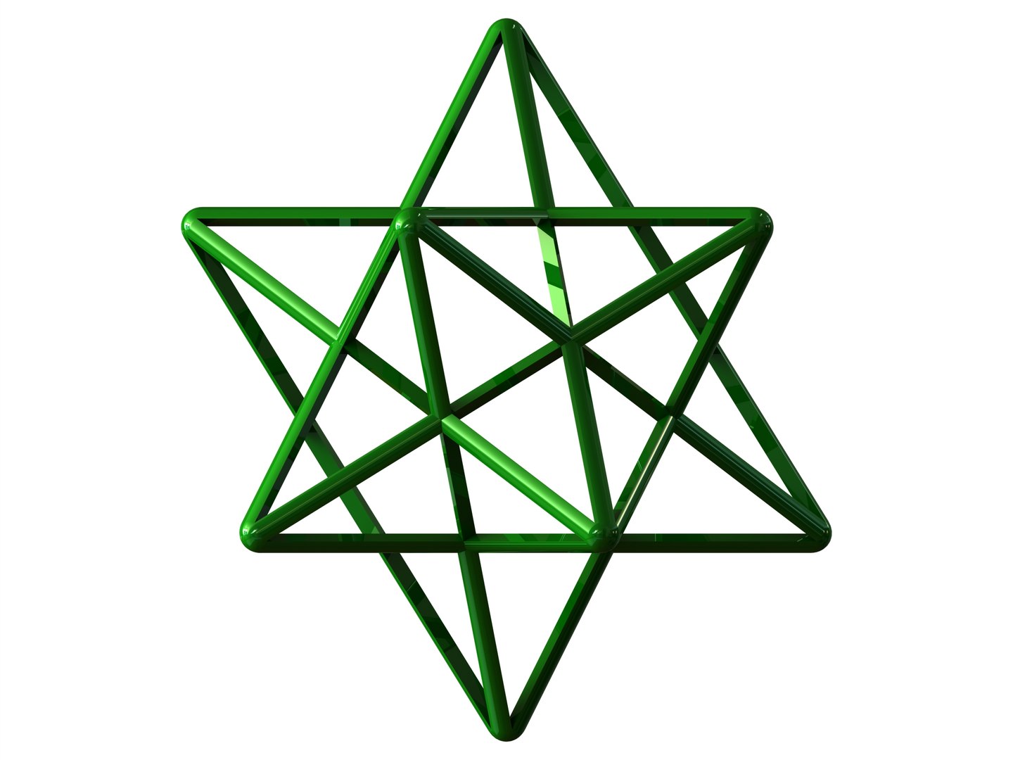 Wireframe Shape Stellated Dodecahedron Model - TurboSquid 2176072