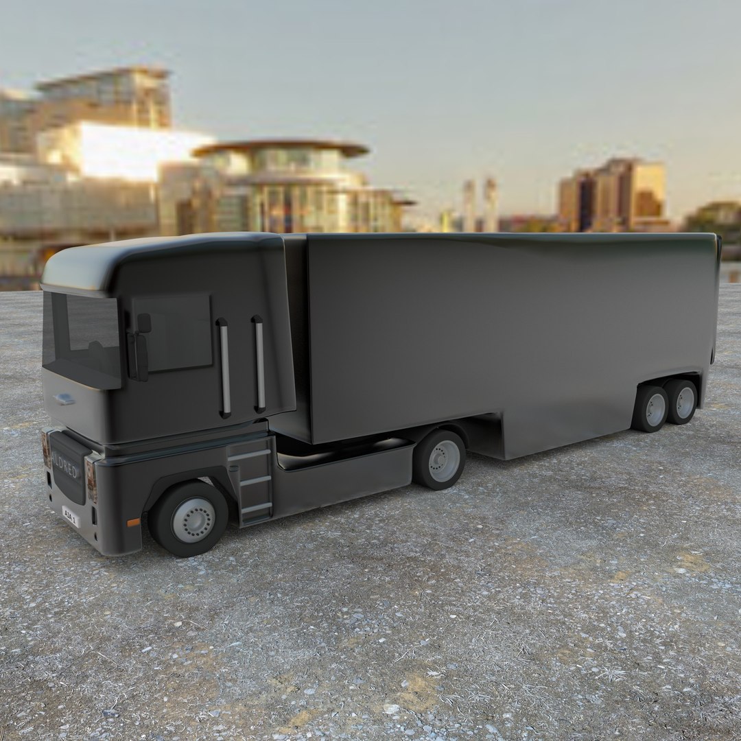 Generic Lorry Trailer 3d Obj