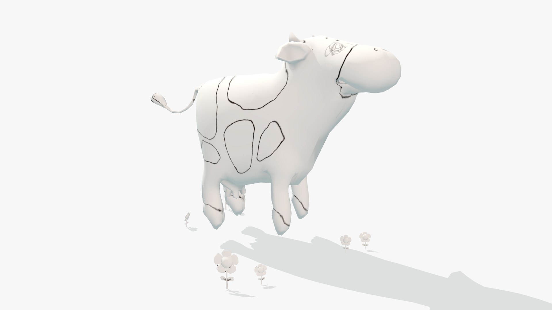 3D Ar Cow Model - TurboSquid 1688840