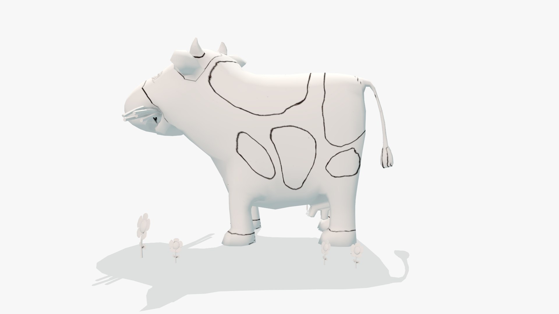 3D Ar Cow Model - TurboSquid 1688840