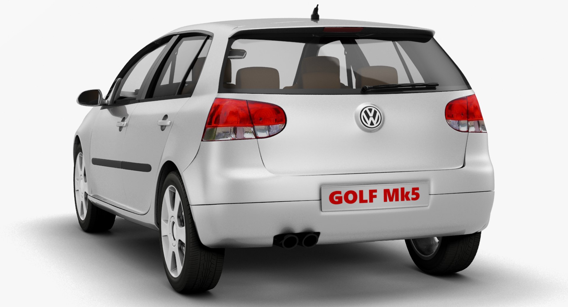 volkswagen golf mk5 3d model