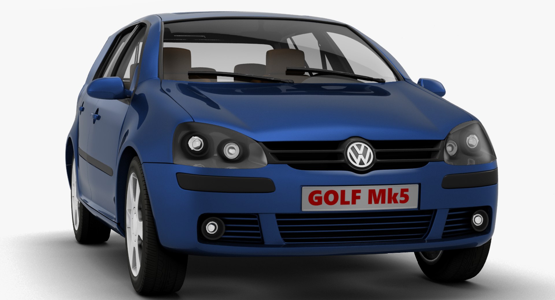 volkswagen golf mk5 3d model