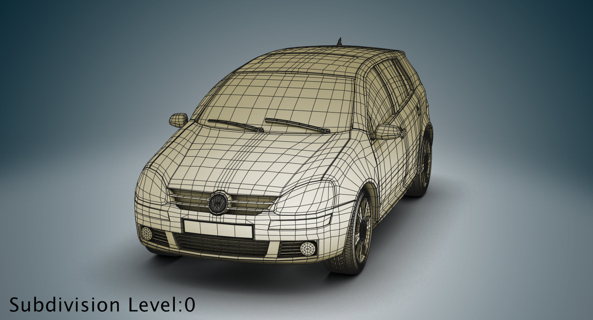 Volkswagen Golf Mk5 3d Model