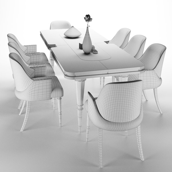 3D model dining table - TurboSquid 1449410