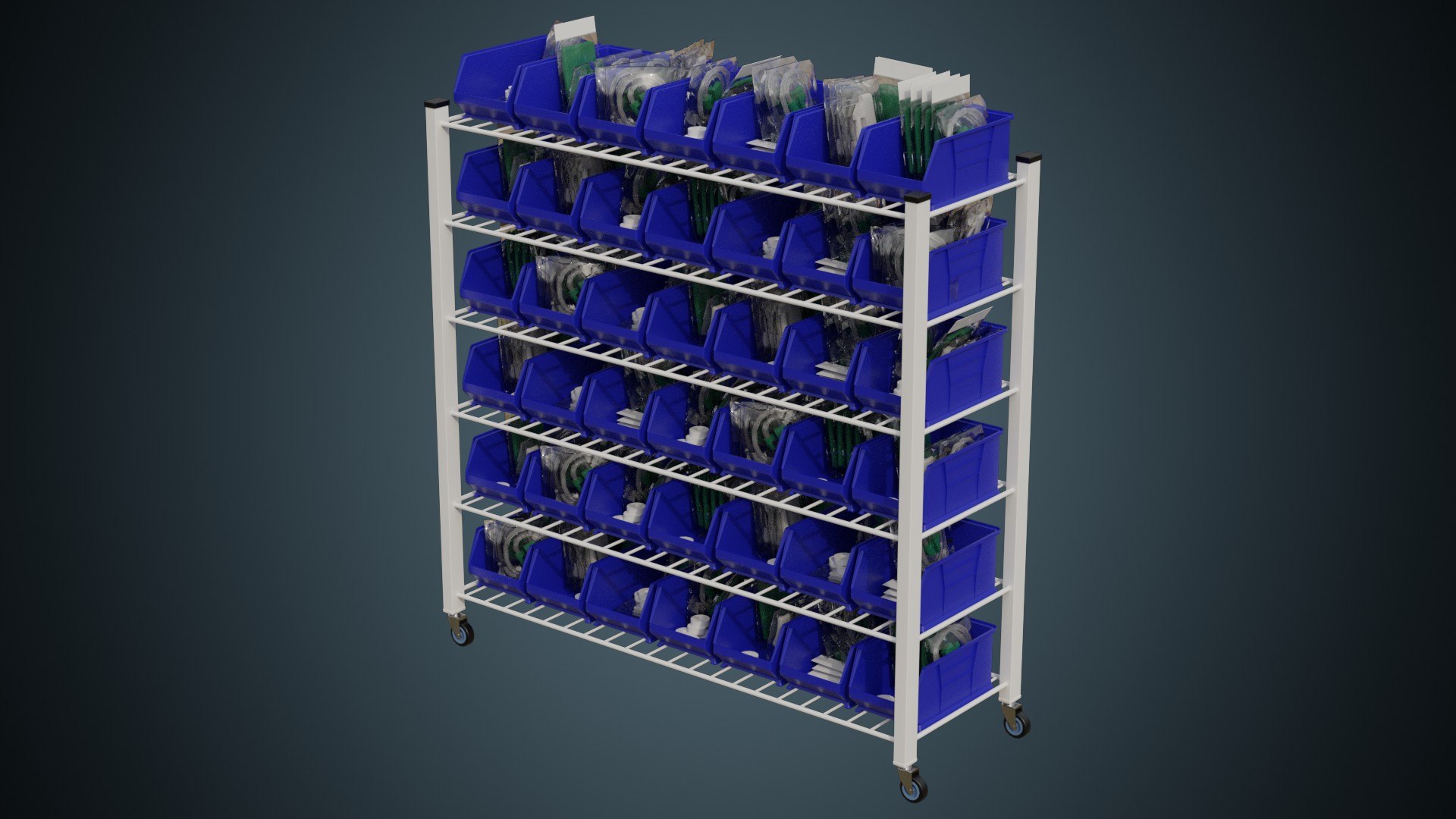 3D Medical Shelf 2 Basic model - TurboSquid 2181179