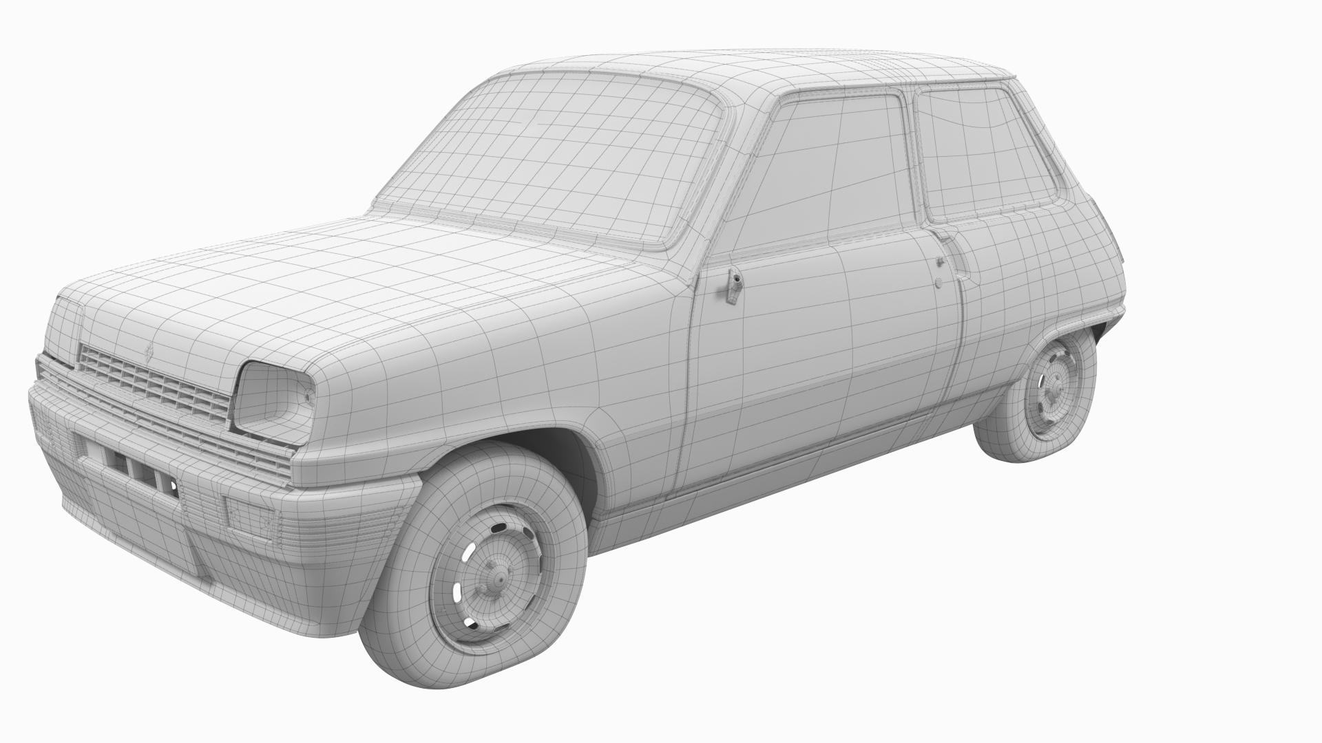 3D renault 5 model - TurboSquid 1548438