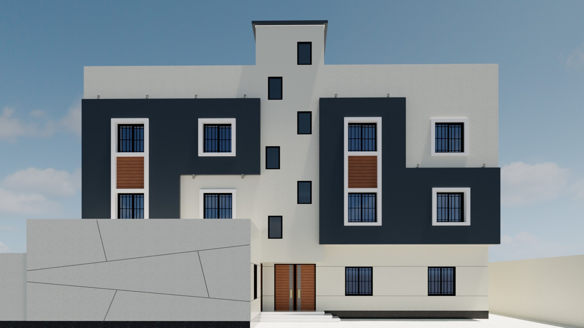 3D Modern Building 2 Model - TurboSquid 2048828