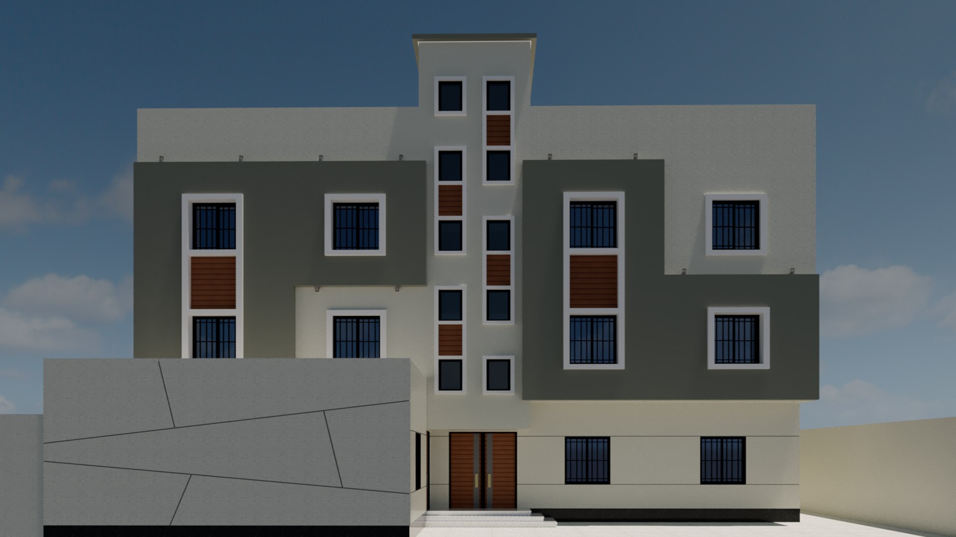 3D Modern Building 2 Model - TurboSquid 2048828