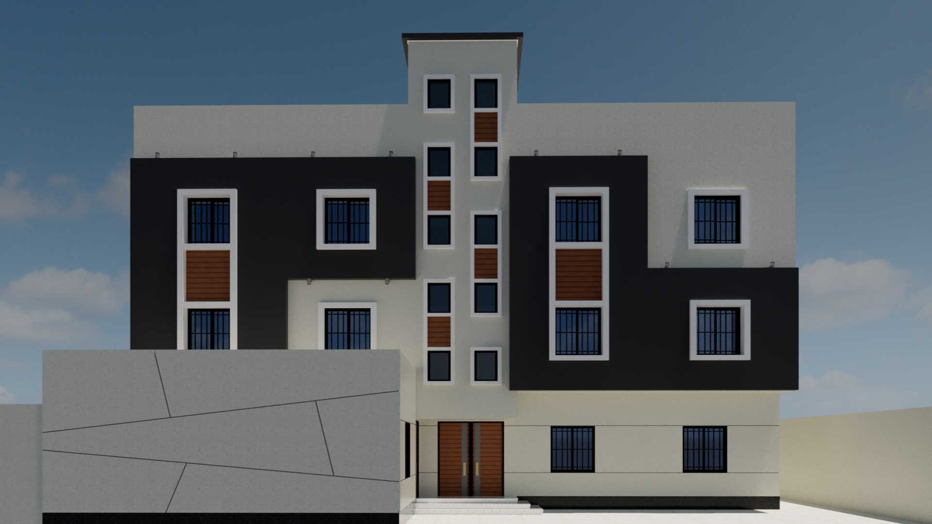 3D Modern Building 2 Model - TurboSquid 2048828