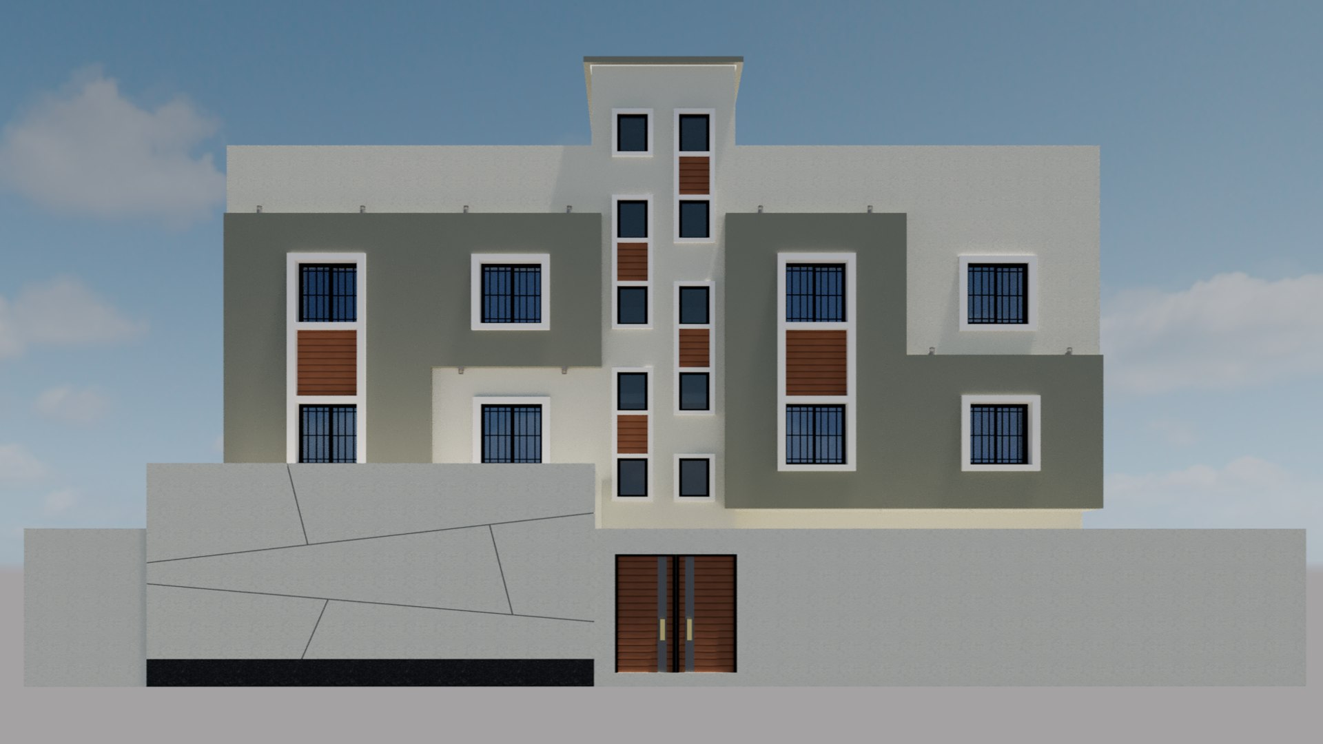 3D Modern Building 2 Model - TurboSquid 2048828