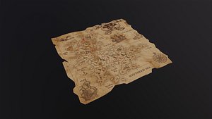 Treasure Map Blender Models for Download | TurboSquid