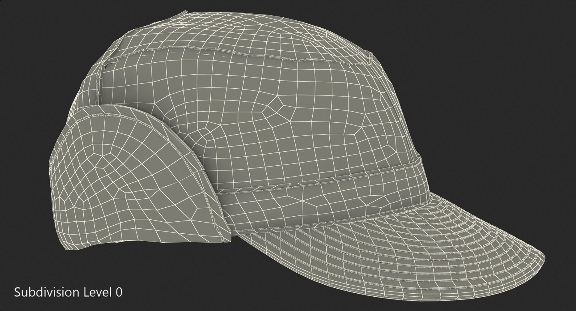 3D Military Green Field Cap - TurboSquid 1380959